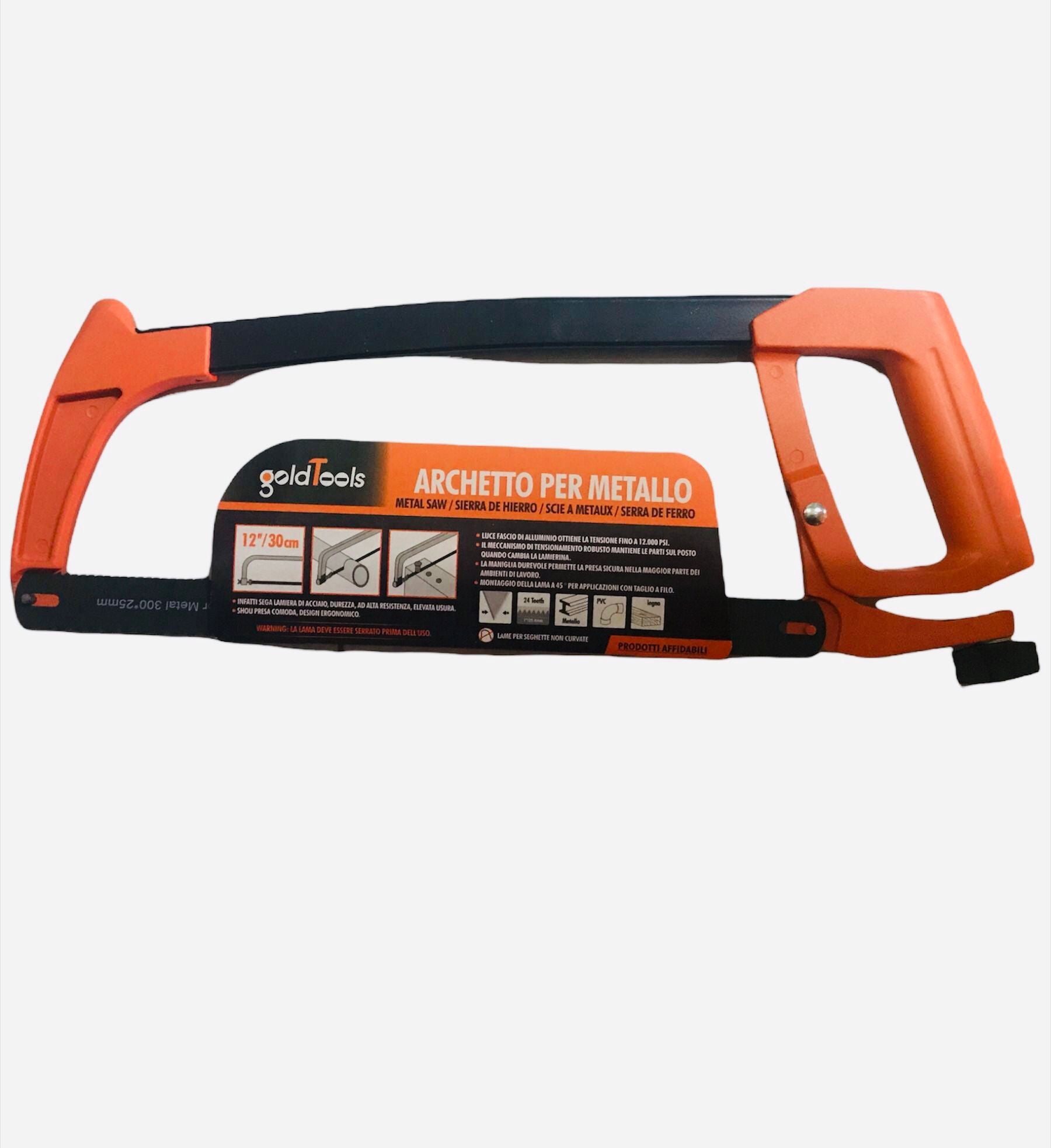 Goldtools - Seghetto per metallo, plastica e legno – Carles Show